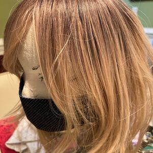 Haircube | Hair | Haircube Long Blonde Wig With Bangs And Dark Roots ...